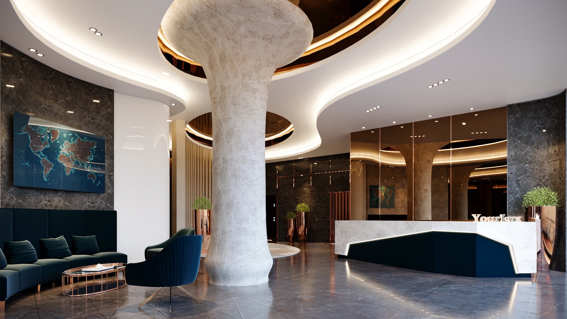 Acrylic Glass World Map Luxury World Map Digital Wall Art High - Etsy