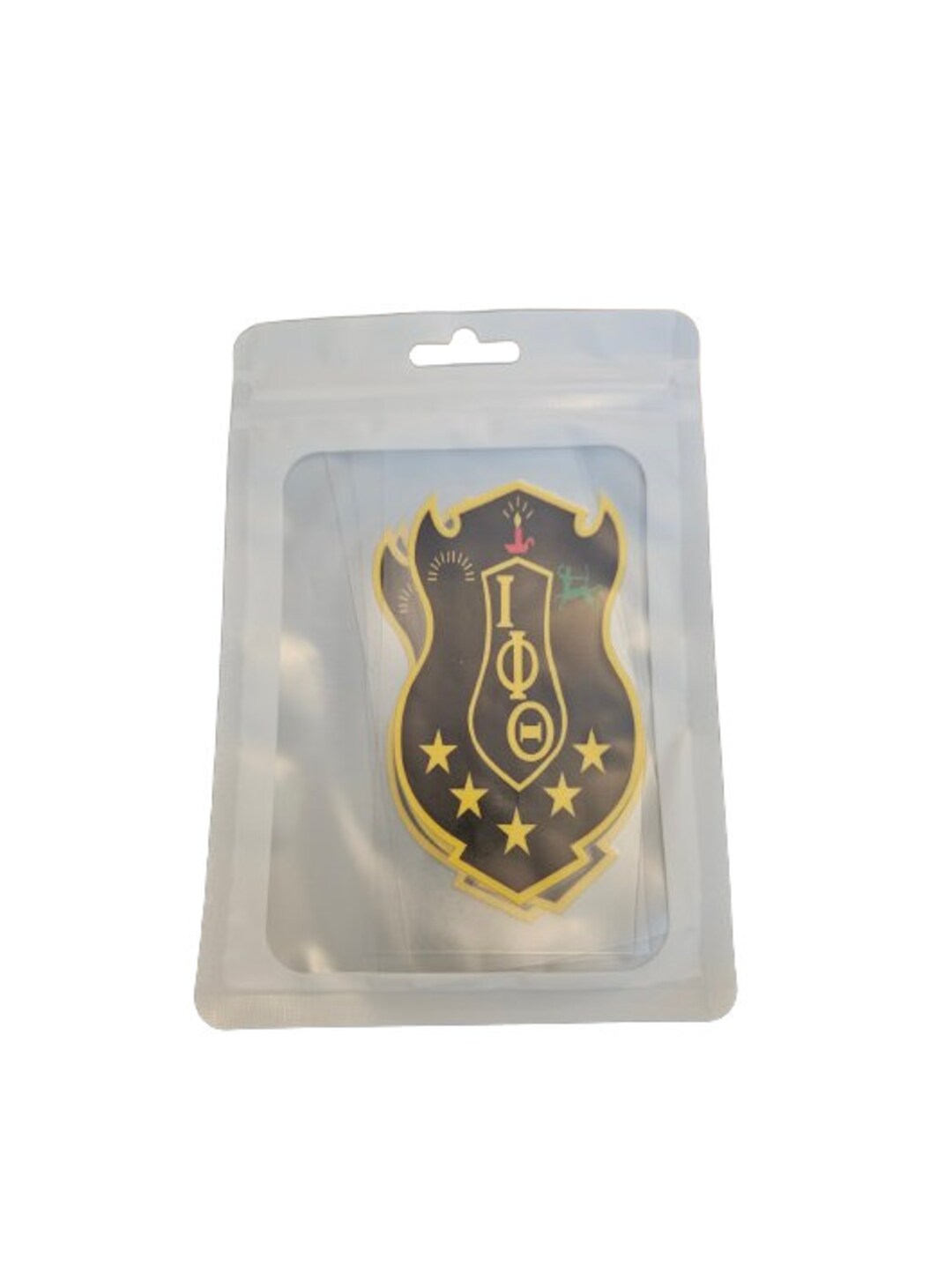 Fraternity Decal Set Iota Phi Theta Iota Brown and Gold UVDTF Decal ...