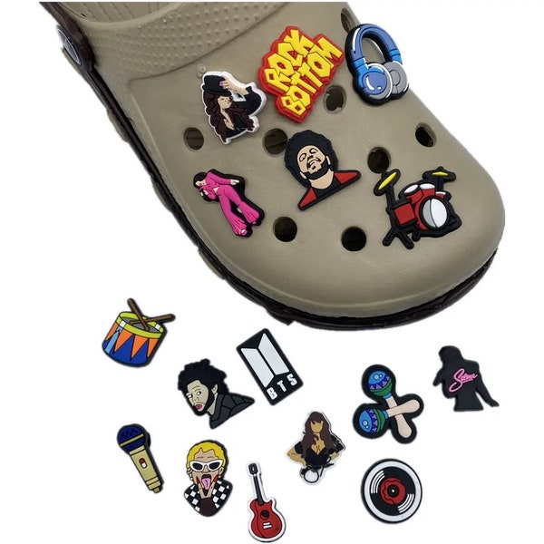 Croc Charms Rock Bands - Etsy