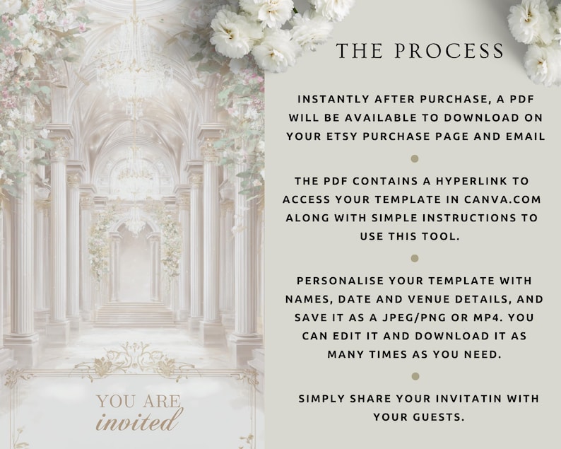 Editable Nikkah Invitation Video | Canva Islamic Wedding Mobile ...