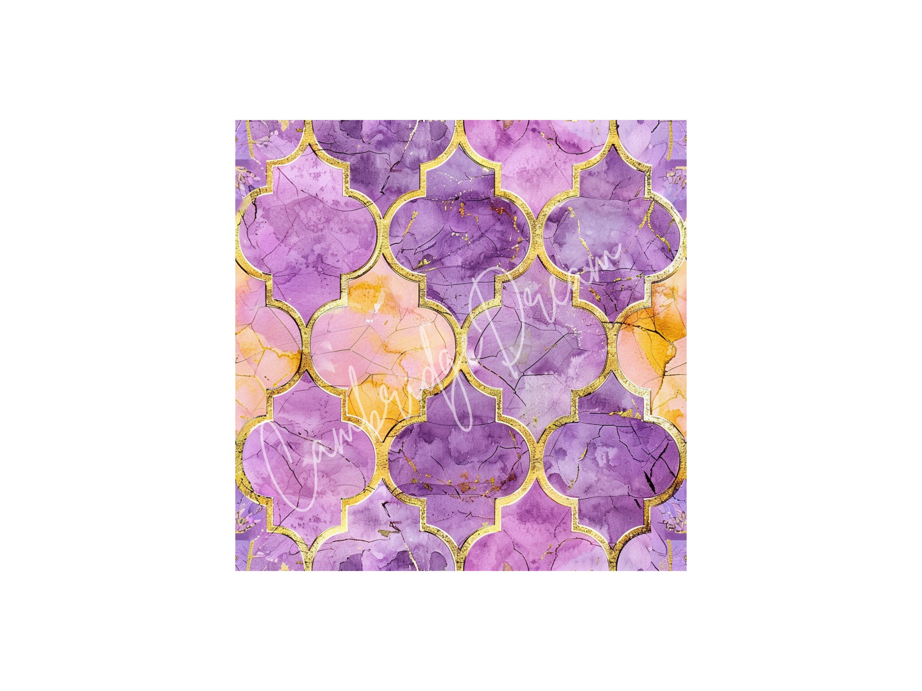 Seamless Islamic Pastel Patterns Watercolour Digital Paper Pack Islamic ...