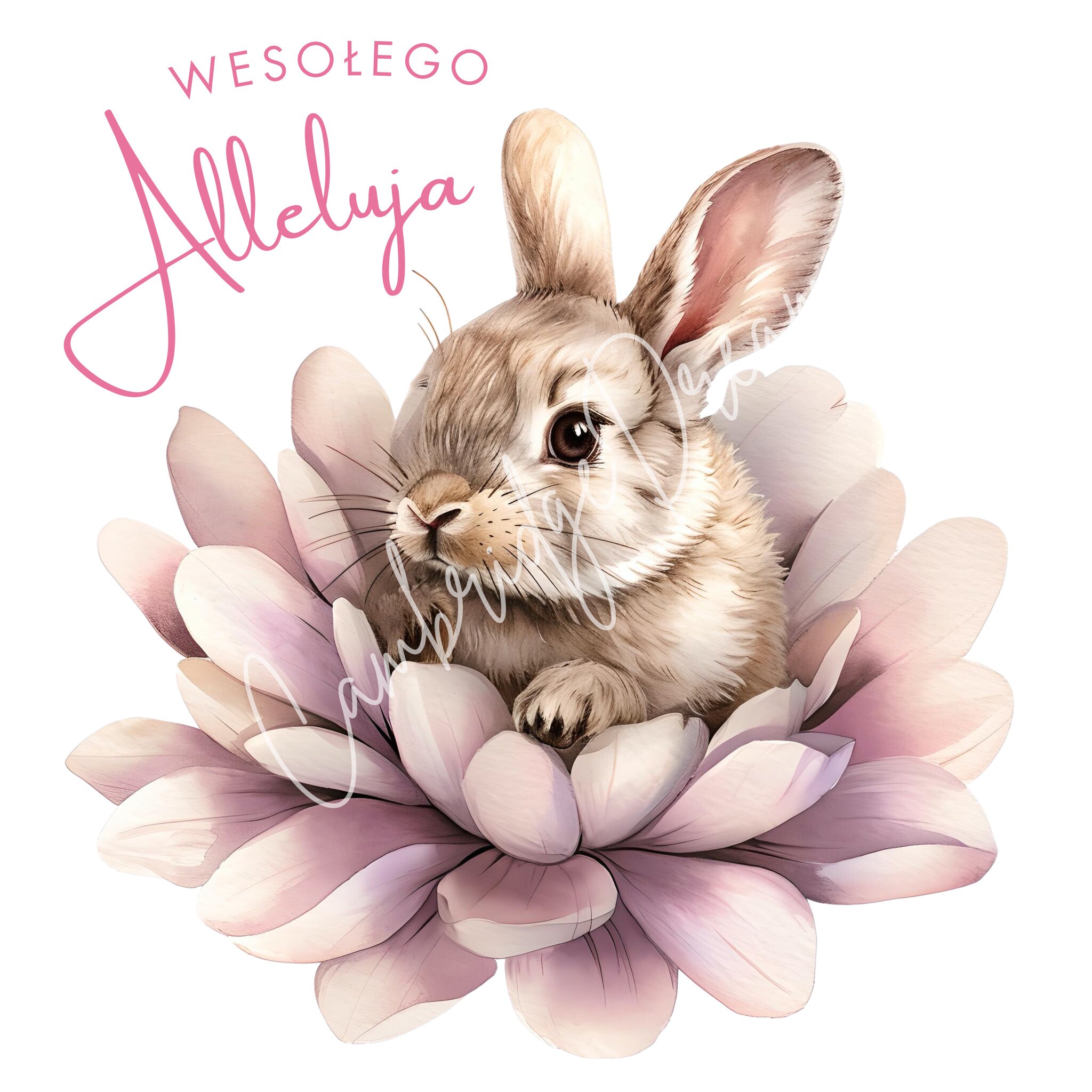 Wesolego Alleluja 5 Easter Cliparts PNG File Digital Download Easter ...