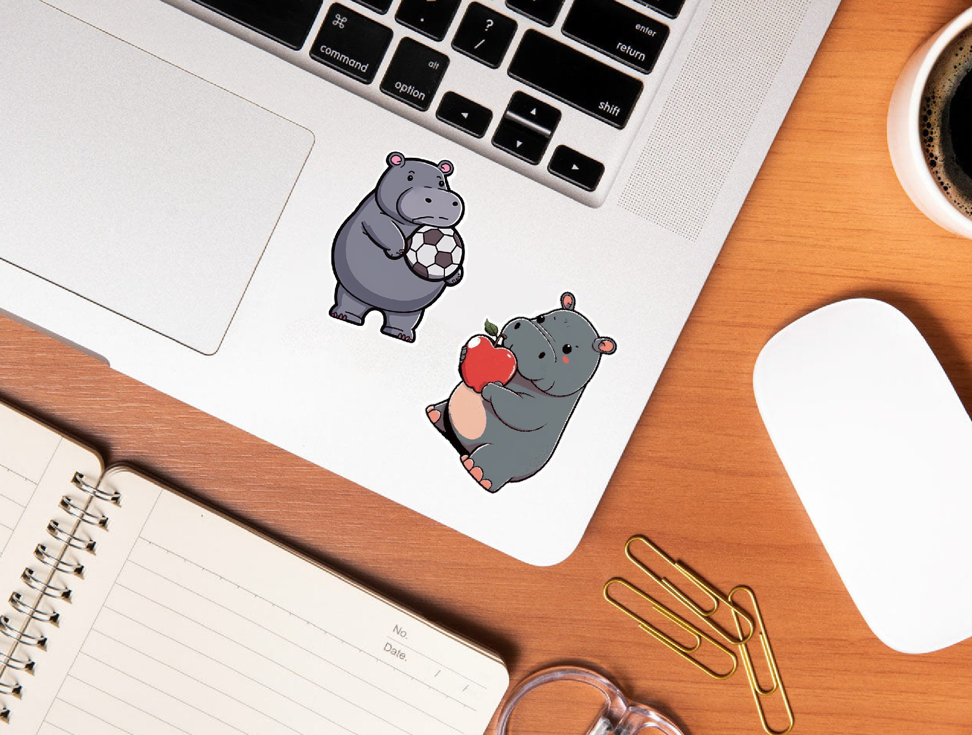 Hippo PNG Kawaii Stickers, Sticker Png Bundle, Printable Stickers ...