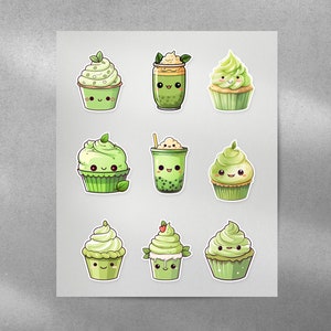 Matcha PNG Sticker, Kawaii Sticker, Matcha Sticker, Matcha Tea Clipart ...