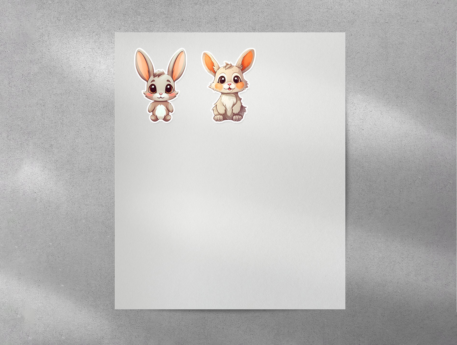 Bunny PNG Rabbit PNG Sticker Sticker Png Bundle Printable - Etsy