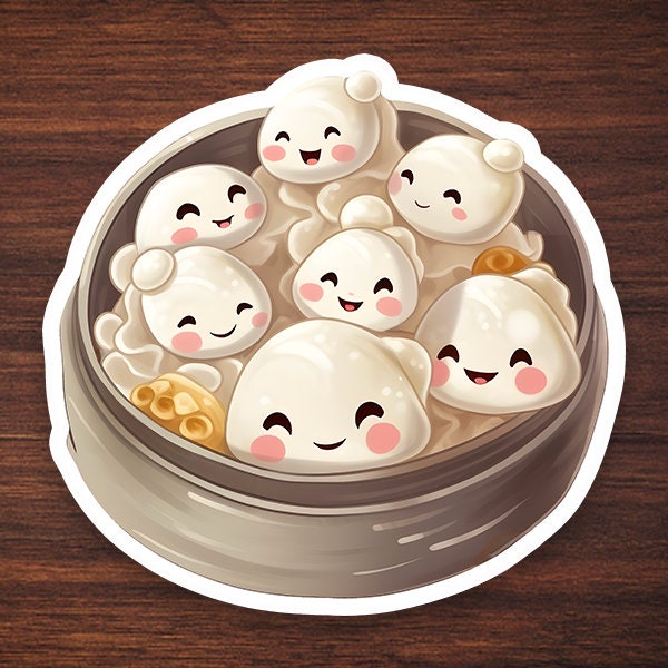 Dumpling PNG Dumpling PNG Sticker Sticker Bundle Printable - Etsy