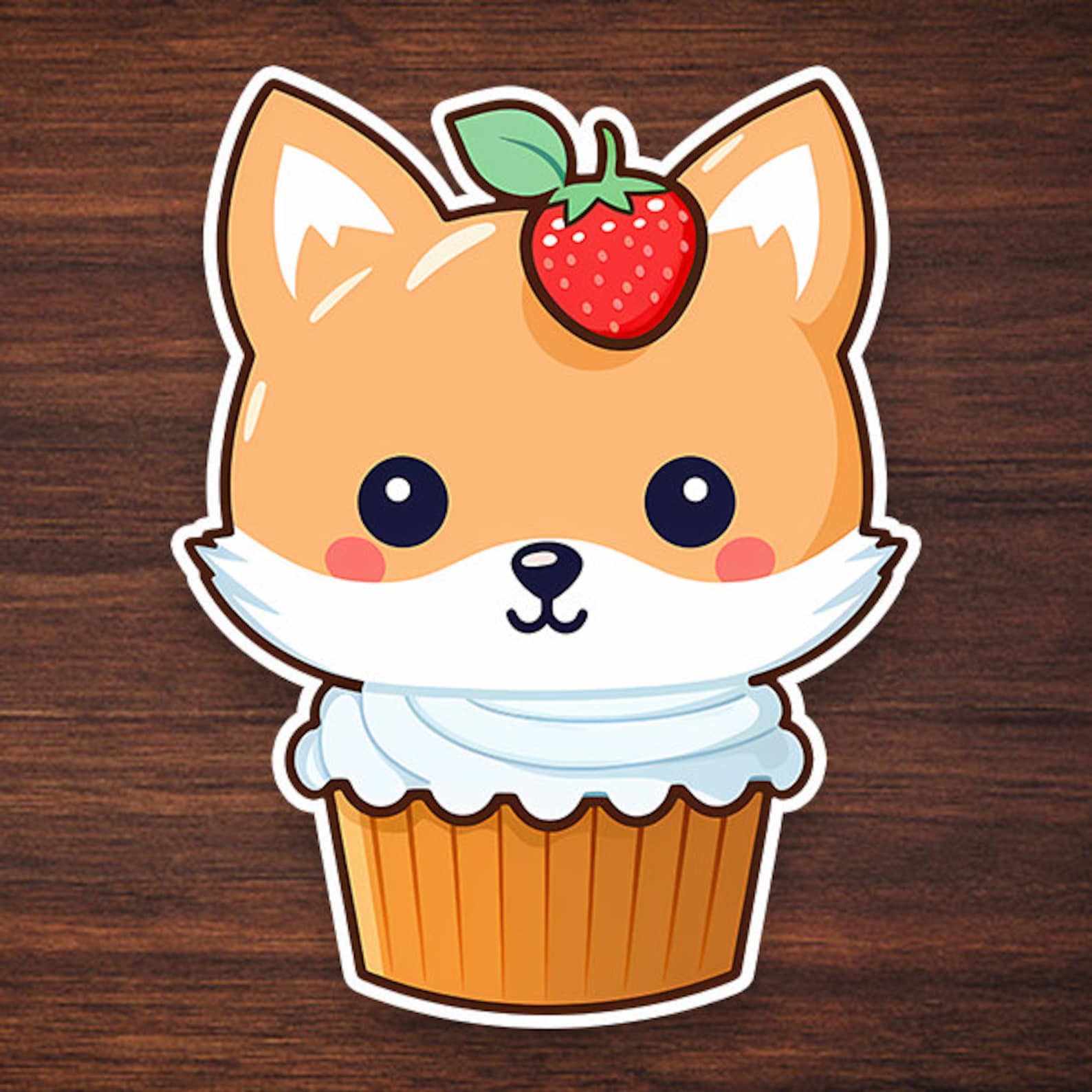 Fox PNG, Fox PNG Sticker, Sticker Bundle, Printable Sticker, Fox ...