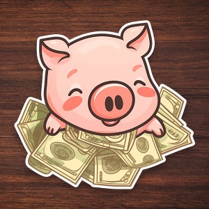 Pig PNG, Baby Pig PNG Sticker, Sticker Bundle, Printable Sticker, Pig ...