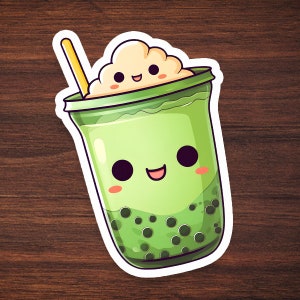 Matcha PNG Sticker, Kawaii Sticker, Matcha Sticker, Matcha Tea Clipart ...