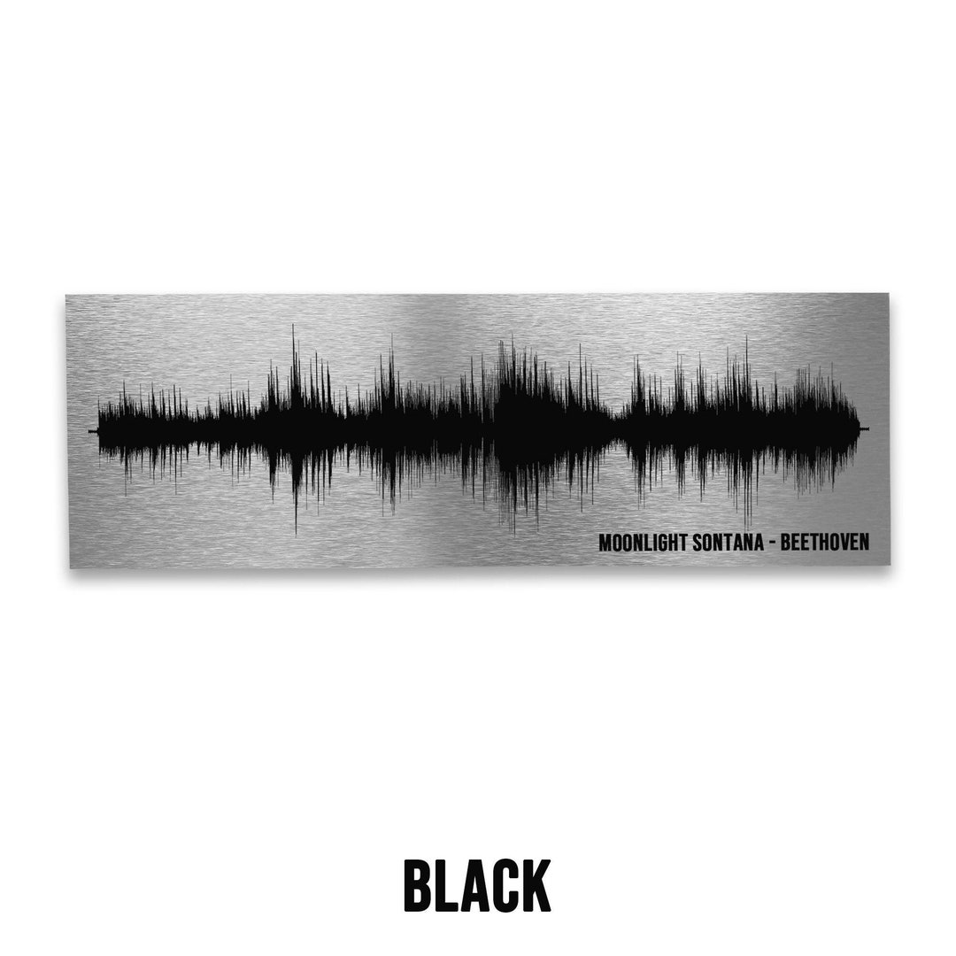 25th Anniversary Gift for Him, Silver Anniversary, Soundwave Art ...