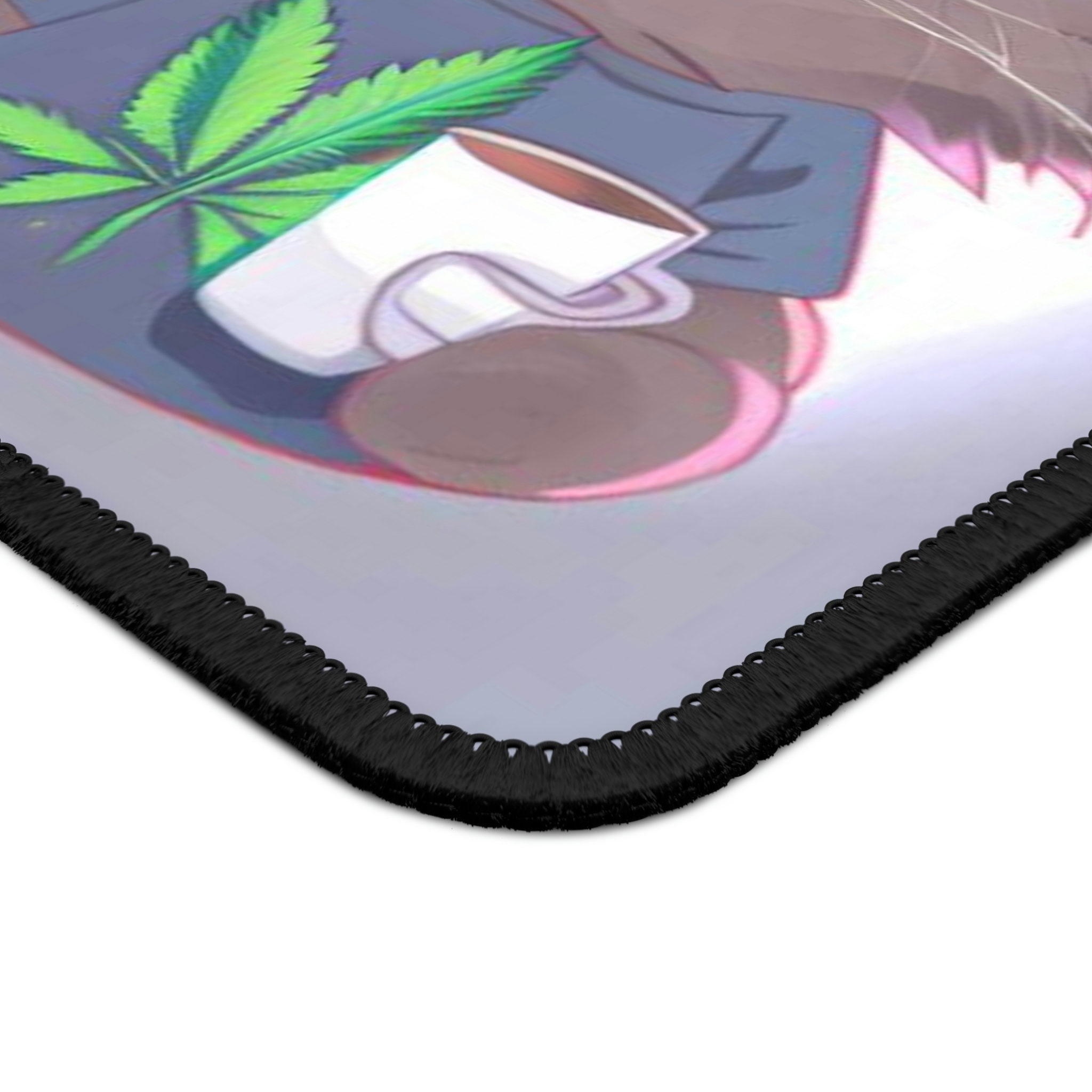 Chats Café Cannabis Gaming Mouse Pad Anime Marijuana Mouse - Etsy France