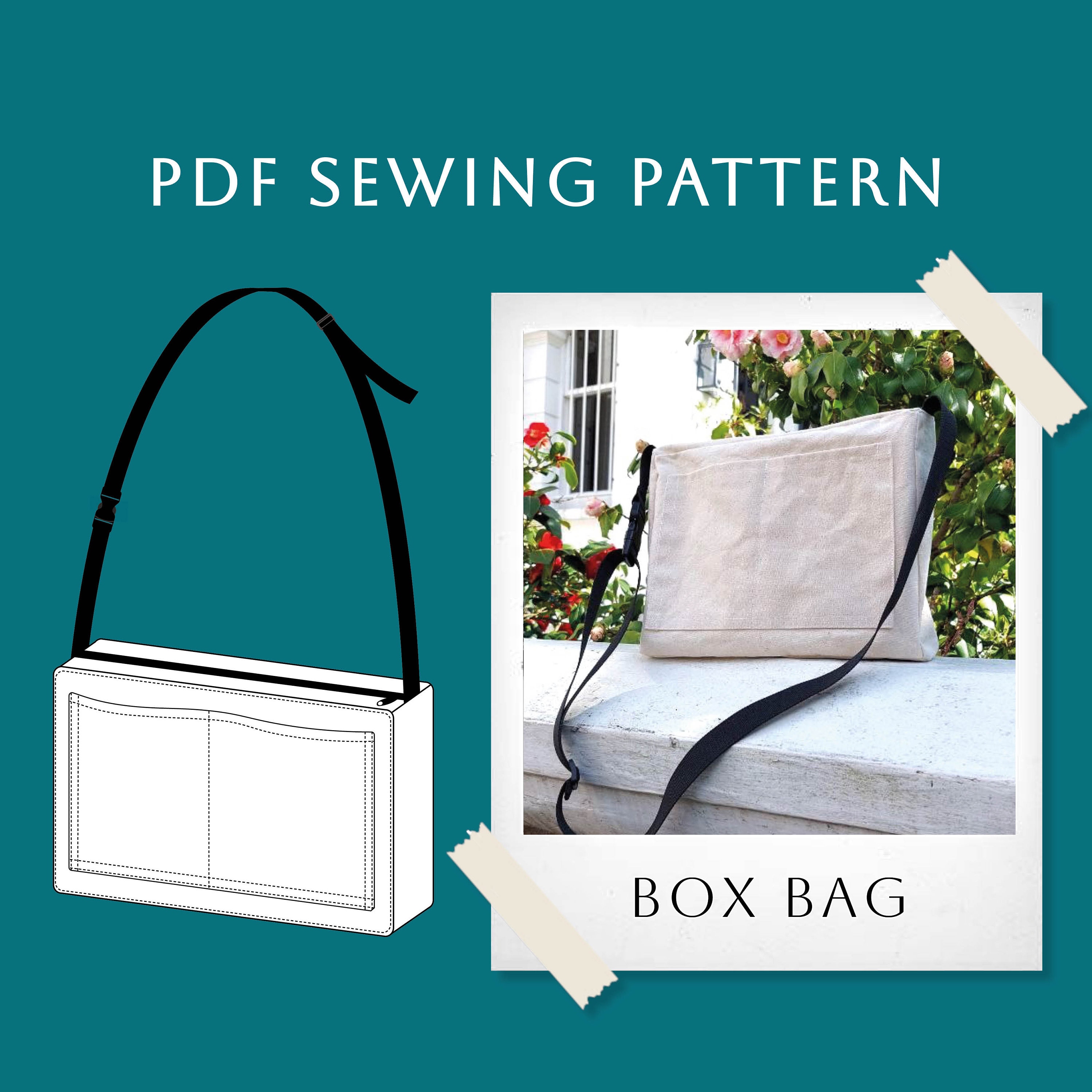 Bag Sewing Pattern PDF | Cross Body Bag Pattern | Travel Bag Pattern ...