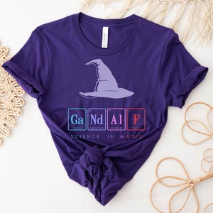 Gandalf Science T-shirt, Gift for Science Teacher, Gandalf Hat Shirt ...