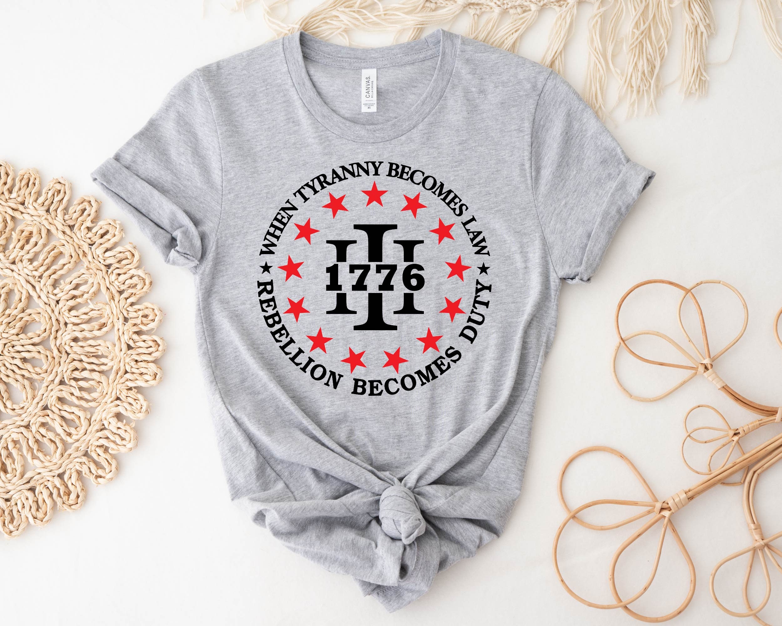 When Tyranny Becomes Law Rebellion Becomes Duty Shirt, Thomas Jefferson ...
