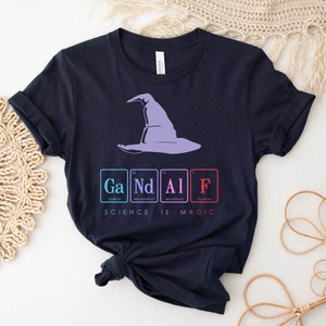Gandalf Science T-shirt, Gift for Science Teacher, Gandalf Hat Shirt ...