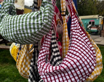 Large Half-moon Crossbody Bag Handmade With Care, Individuality in ...