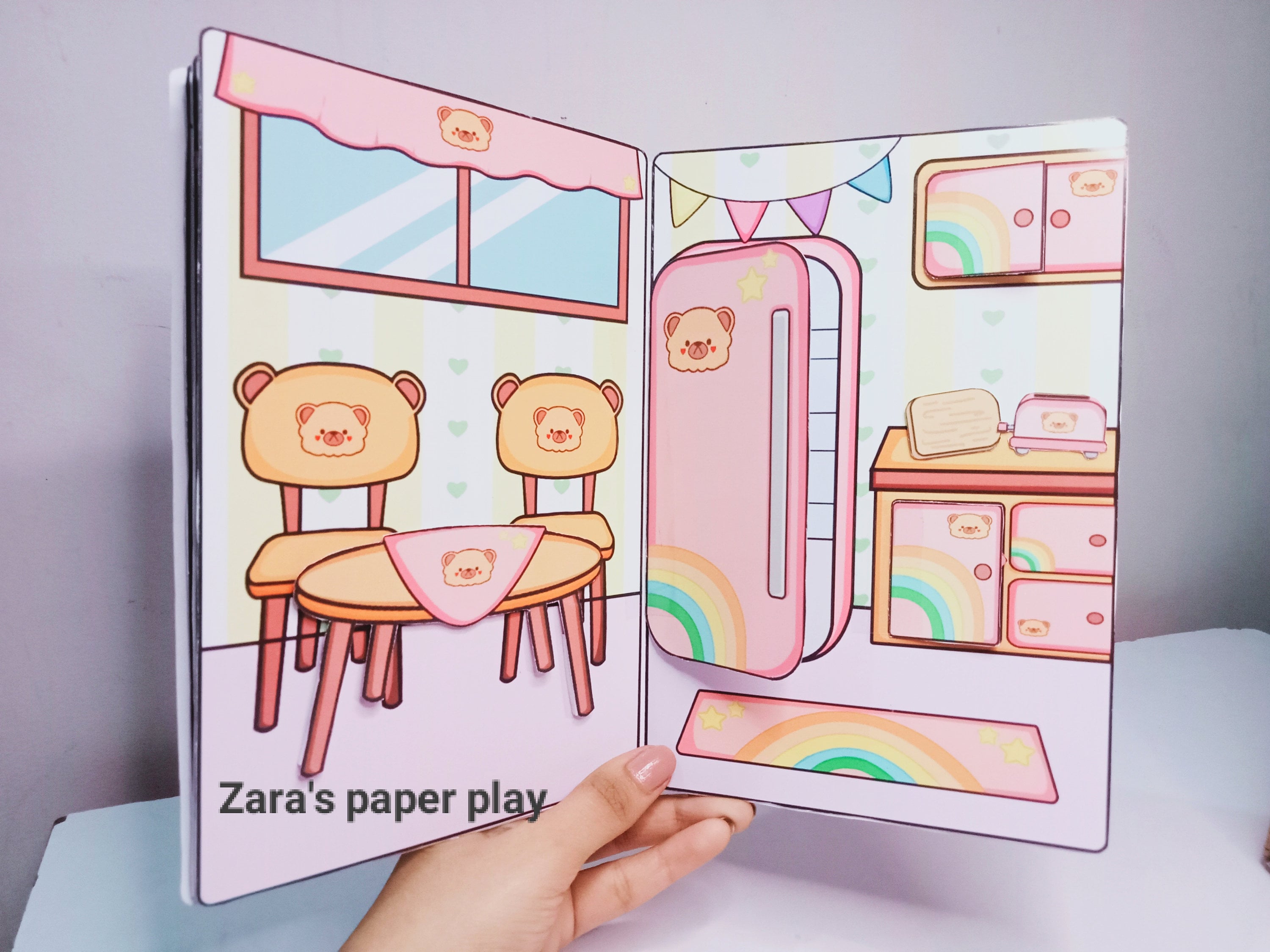 Printable Toca Boca House / Toca Boca Paper Craft / Paper Doll House ...