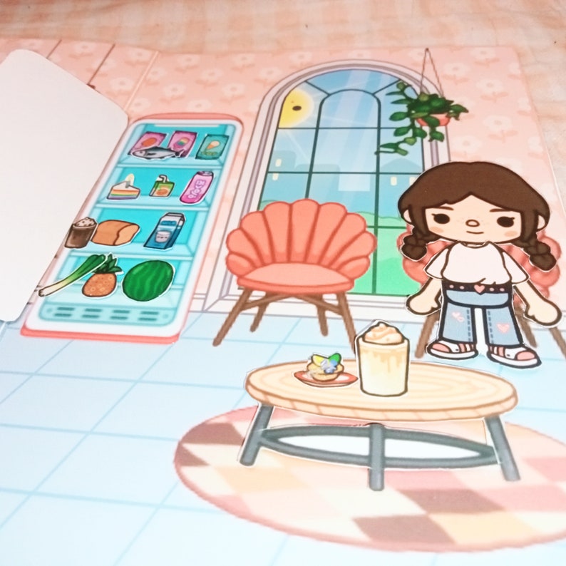 Printable Toca Boca House / Toca Boca Paper Craft / Paper Doll - Etsy