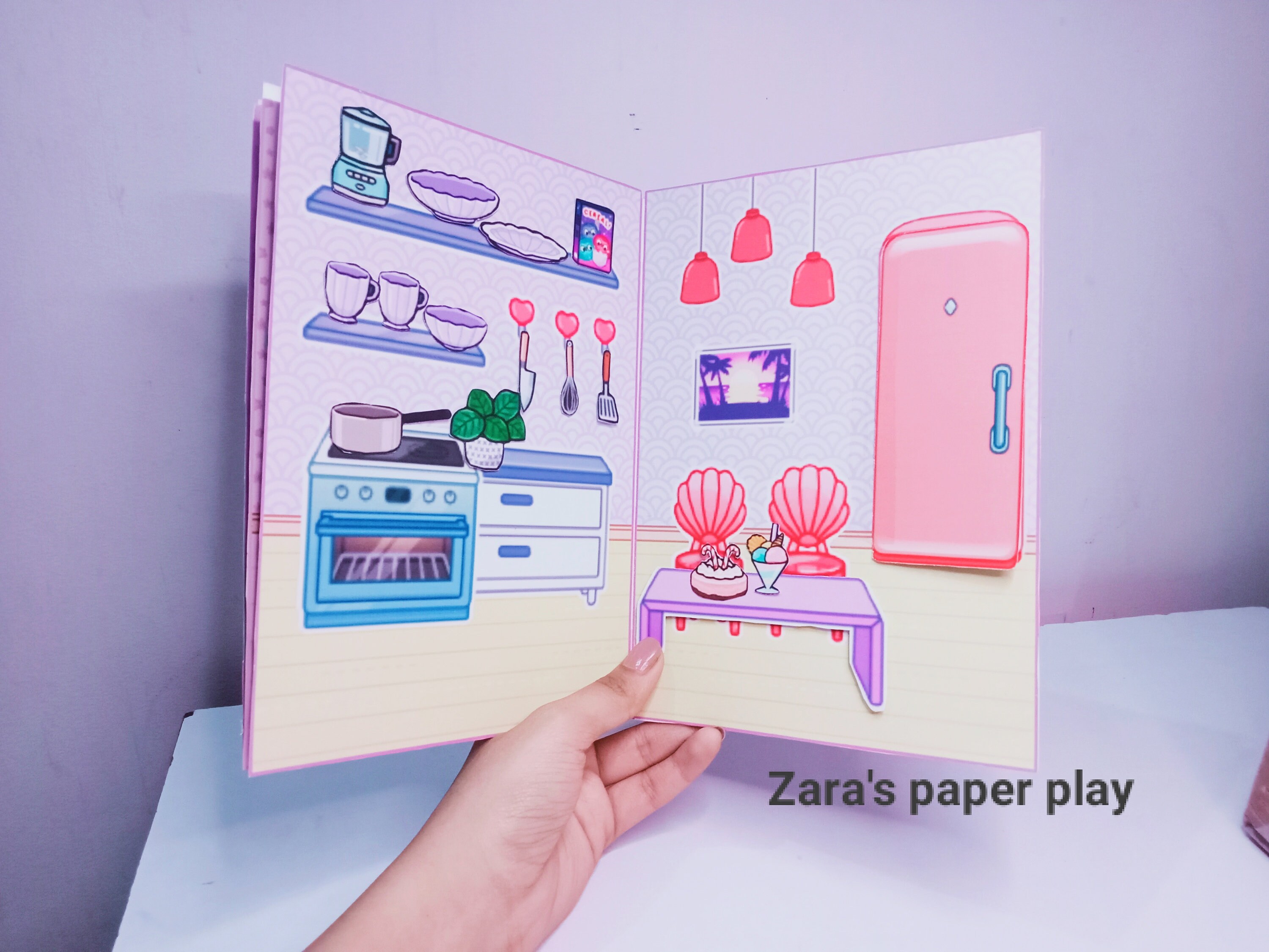 Toca Boca Paper Doll House: Printable Quiet Book (PDF File) Digital ...
