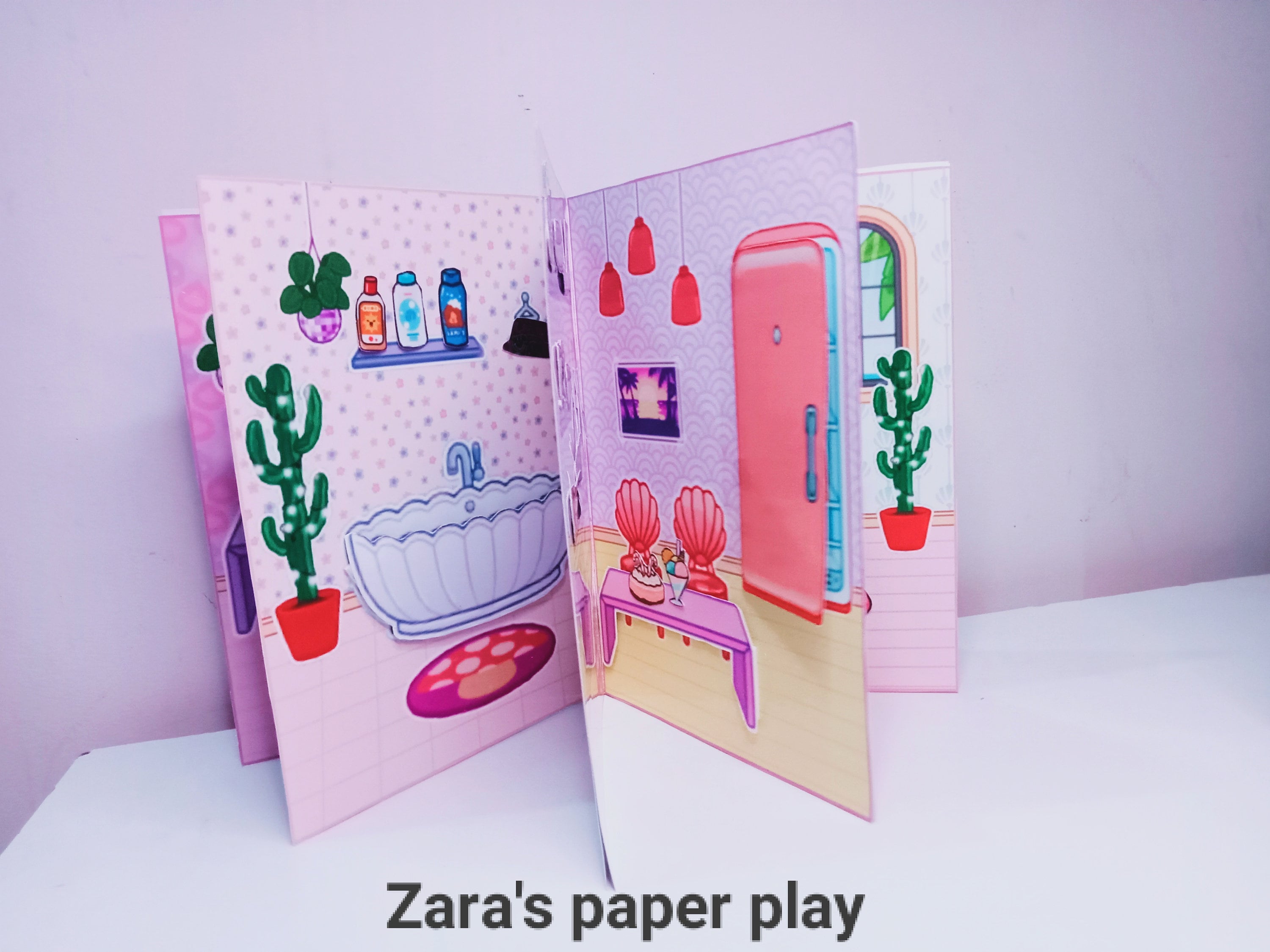 Printable Toca Boca House / Toca Boca Paper Craft / Paper Doll House ...