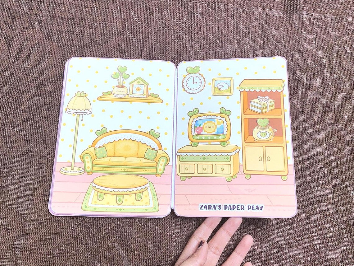 Printable Toca Boca House / Digital Prints / Paper Doll House / Quiet ...