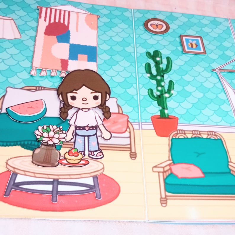 Toca Boca Haus zum selbst ausdrucken / Toca Boca Papier Handwerk ...