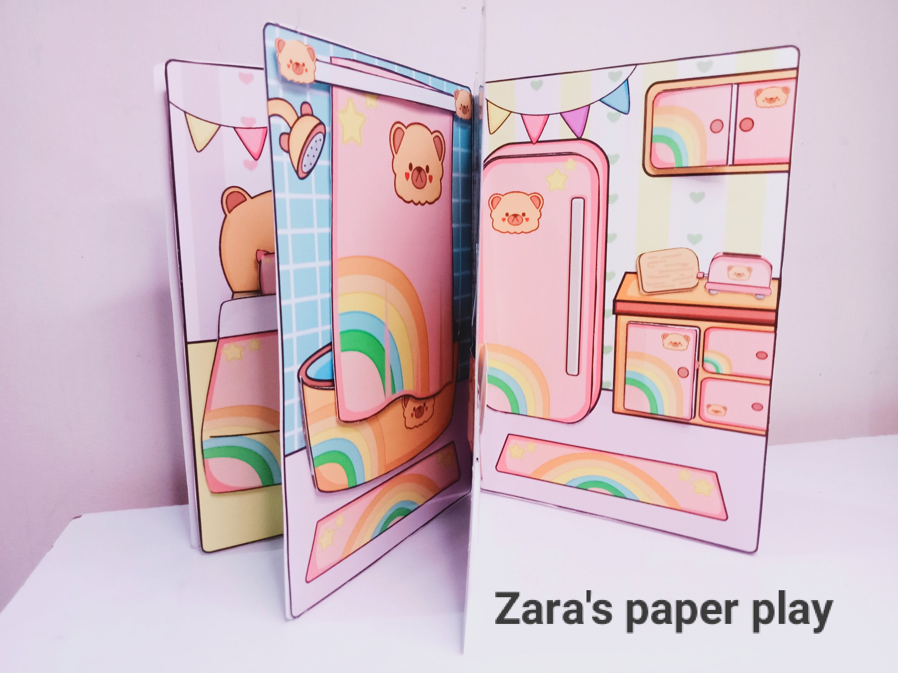 Toca Boca Paper Doll House: Printable Quiet Book (PDF File) Digital ...