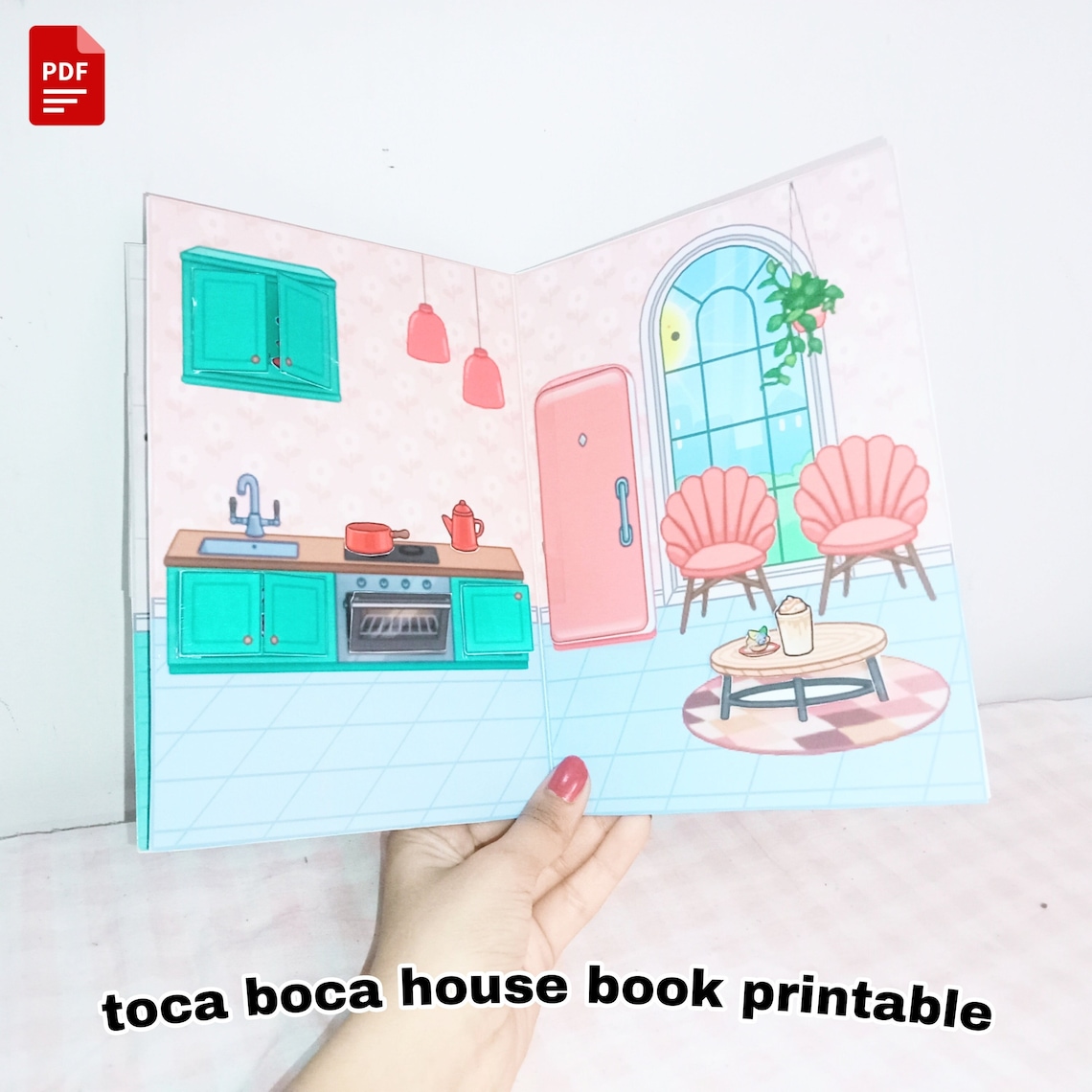 Printable Toca Boca House / Toca Boca Paper Craft / Paper Doll - Etsy UK