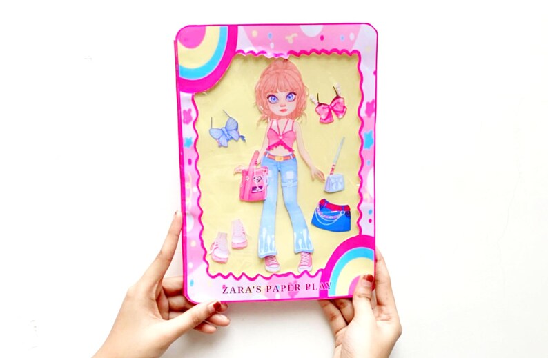 Printable Paper Doll Dress-up: Quiet Book Activity (PDF Download) - Etsy