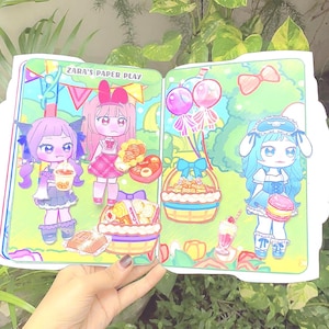Printable Gacha Doll House: Toca Boca Paper Craft Quiet Book (PDF File ...
