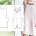 Cross Back Pinafore Sewing Pattern, A4/letter PDF Sewing Pattern, Apron ...