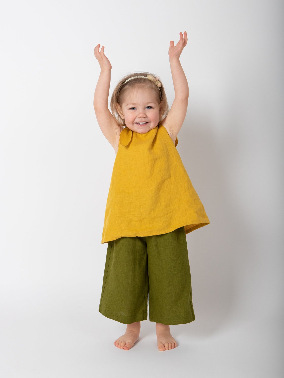 PDF Sewing Pattern for Kids Pants. Nica Linen Kid's Pants. Pants for ...