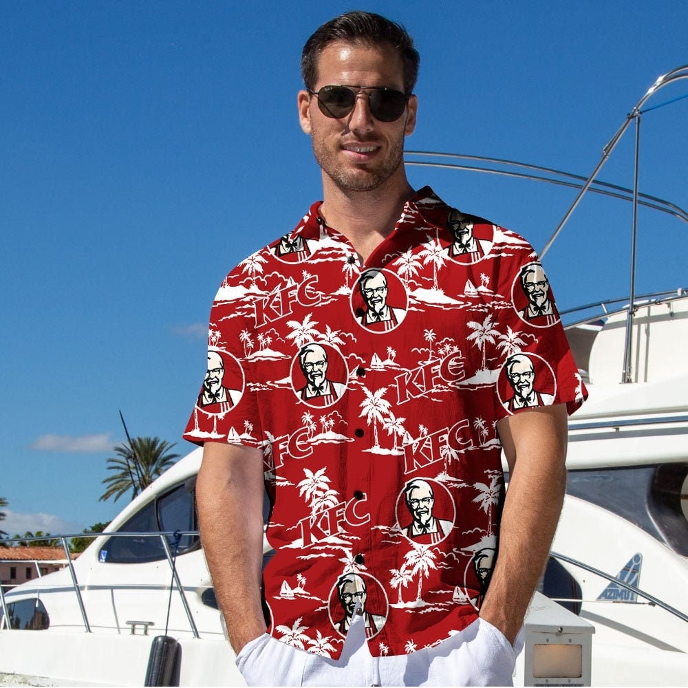 KFC Tropical Flower Aloha Hawaiian Shirts sold by Hrvoje Grubisic | SKU ...