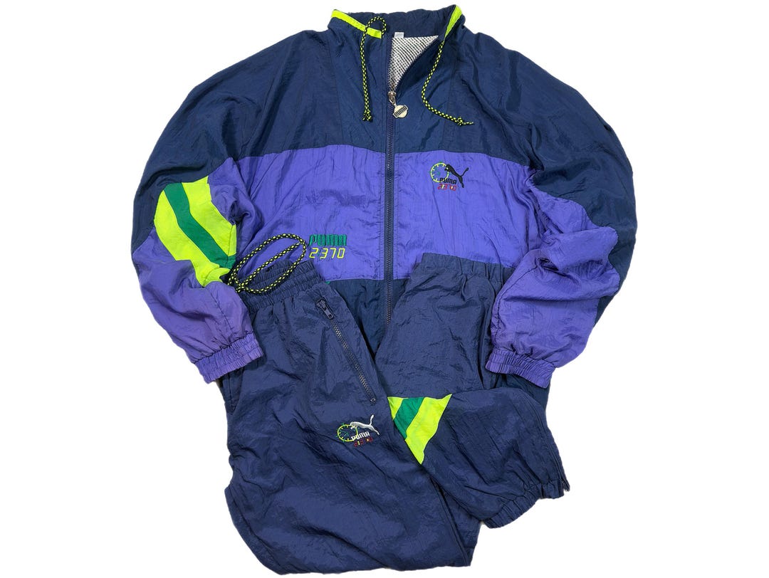 Vintage Puma 90s Tracksuit - Rare Sports Suit Oversized Unisex ...