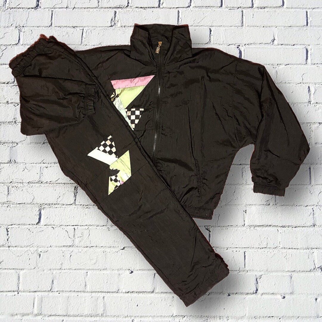 Vintage Tracksuit Sergio Tacchini 90s Sportswear Complete Set Oversized ...