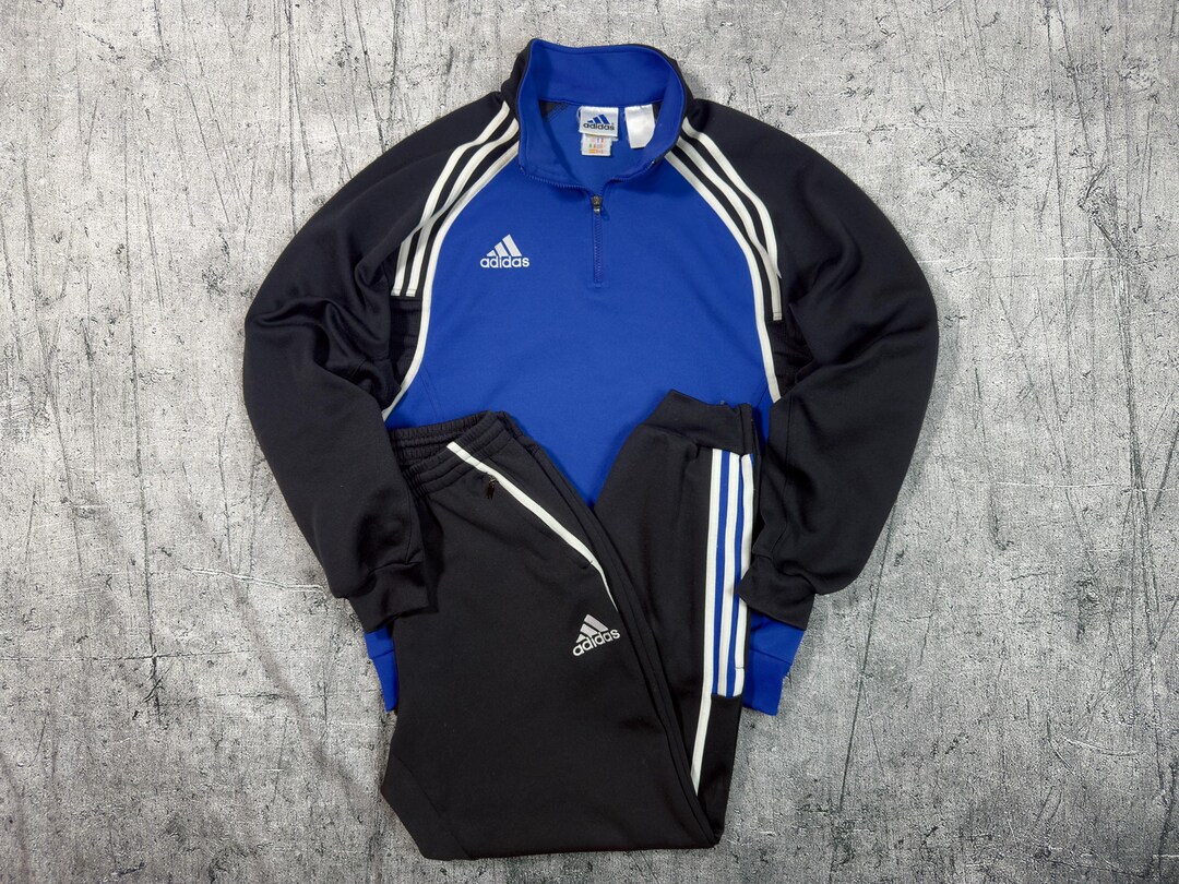 Vintage Adidas 90s Tracksuit - Sportswear Jumpsuit Complete Set Adidas ...