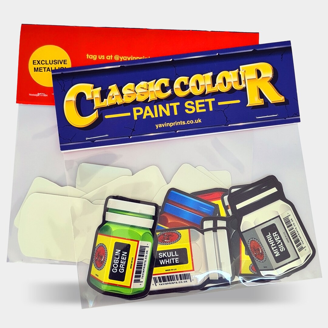 Classic Colour 1994 Sticker Set - Etsy