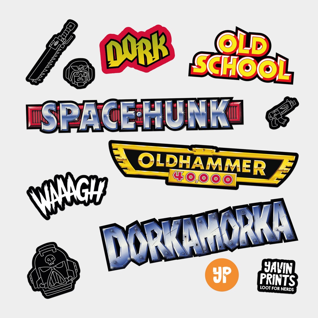 Retro Wargaming Matt Vinyl Stickers, A5 Sticker Sheet - Etsy