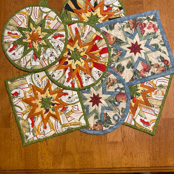 Folded Star Hot Pad - Etsy