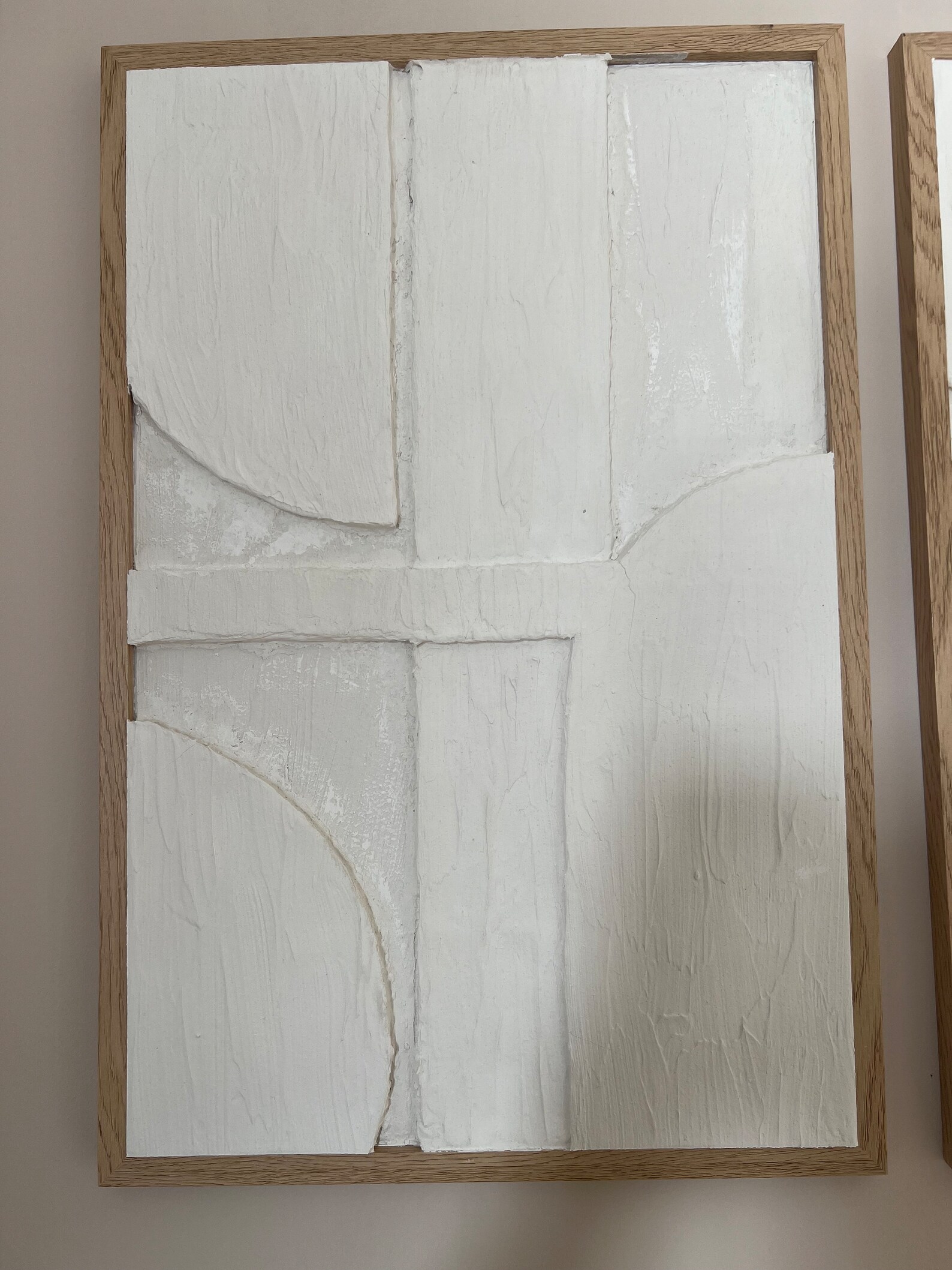 Modern Relief Abstract Painting Set - Japandi - Etsy