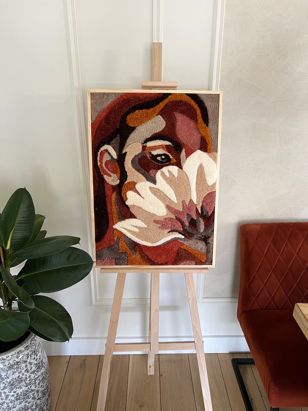Wall Hanging Painting Portrait Large - Etsy
