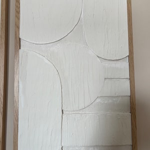 Modern Relief Abstract Painting Set - Japandi - Etsy