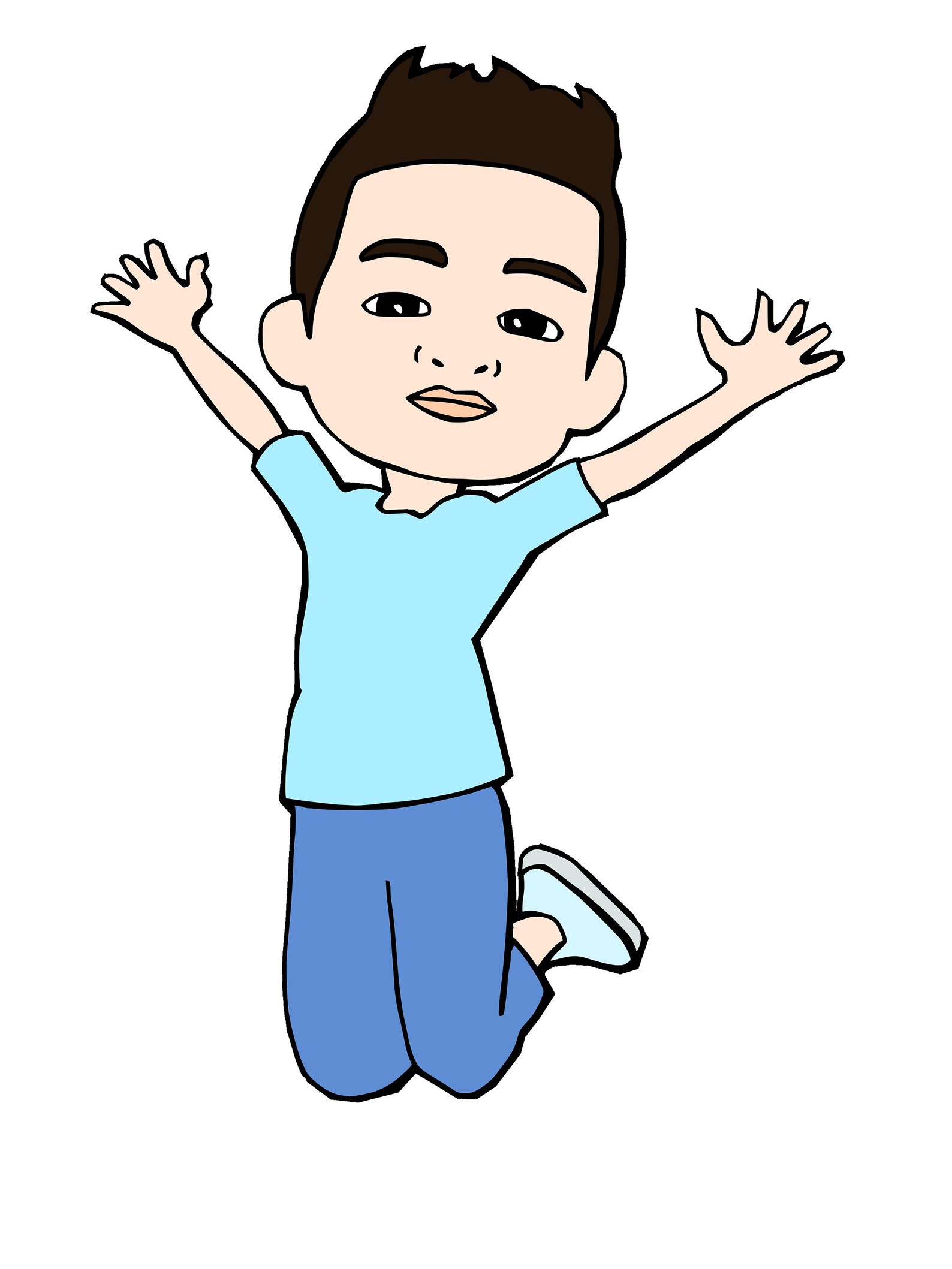 Boy Character Svg, Dxf, Png, Jpeg File, Boy Image Drawing, Boy Avatar ...