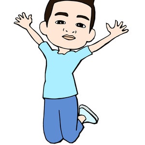 Boy Character Svg, Dxf, Png, Jpeg File, Boy Image Drawing, Boy Avatar ...