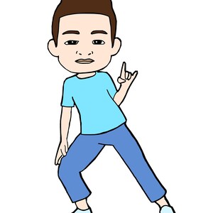 Boy Character Svg, Dxf, Png, Jpeg File, Boy Image Drawing, Boy Avatar ...