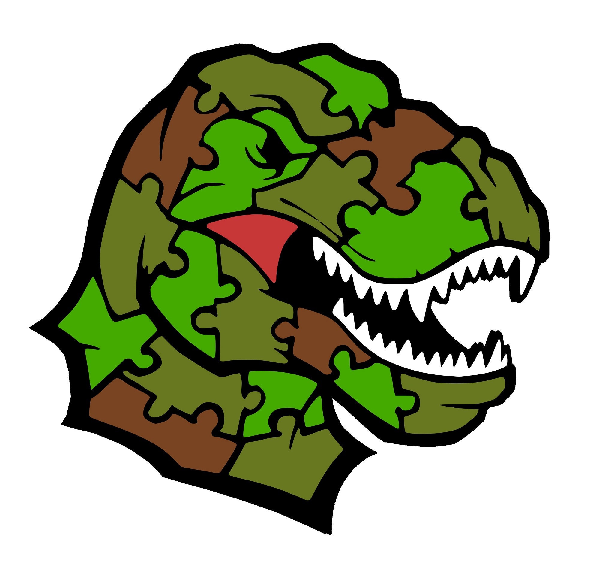Puzzle T-rex Dinosaur Svg, Dxf, Png, Jpeg File, Dinosaur Image Drawing ...