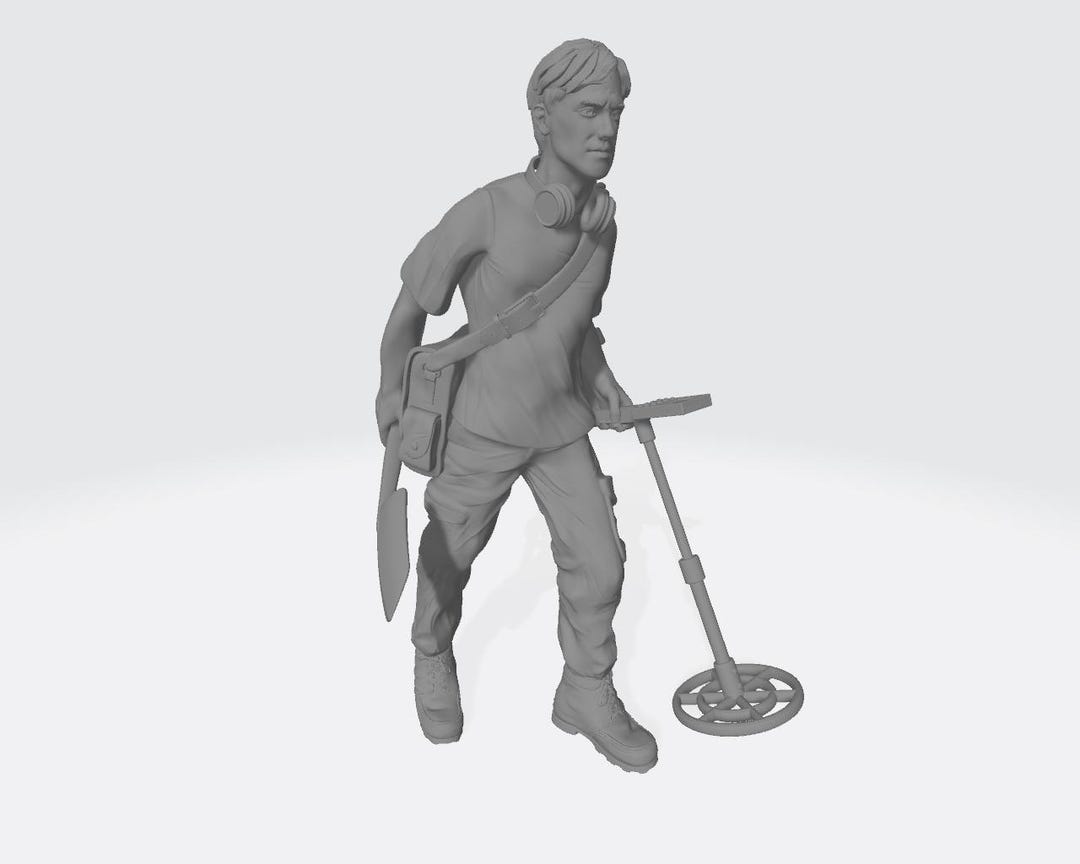 Metal Detectorist 36 3D Printed Model Railway Scenery - Etsy