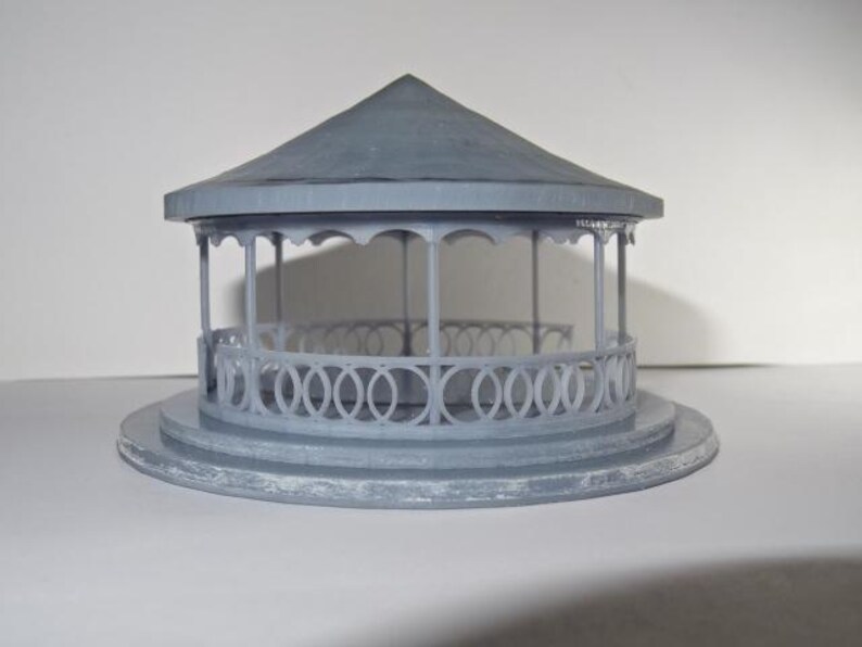 Bandstand 3D Printed Model Railway Scenery - Etsy