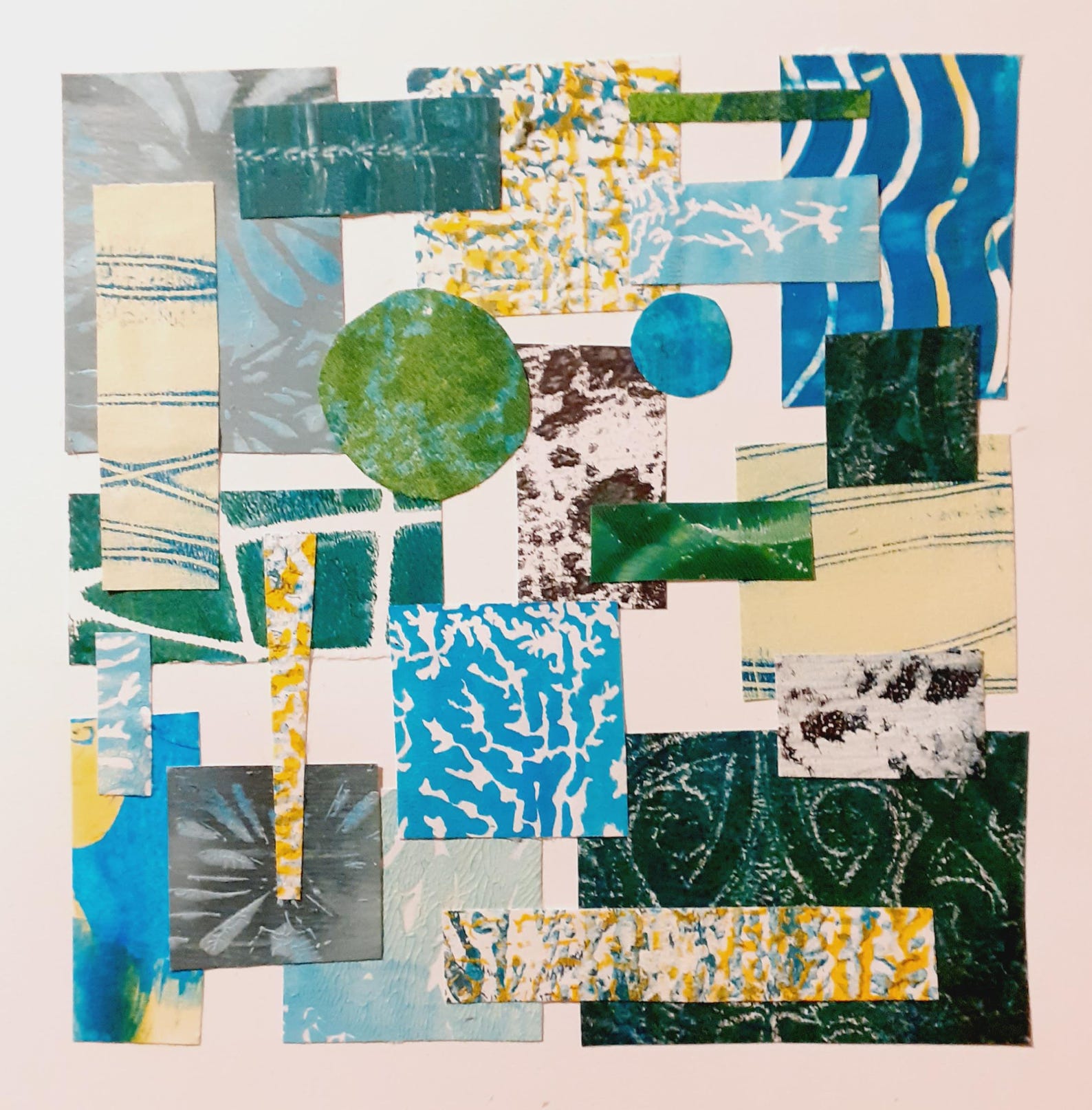 Handmade Collage Cards, Set of 4, Each One Unique - Etsy UK