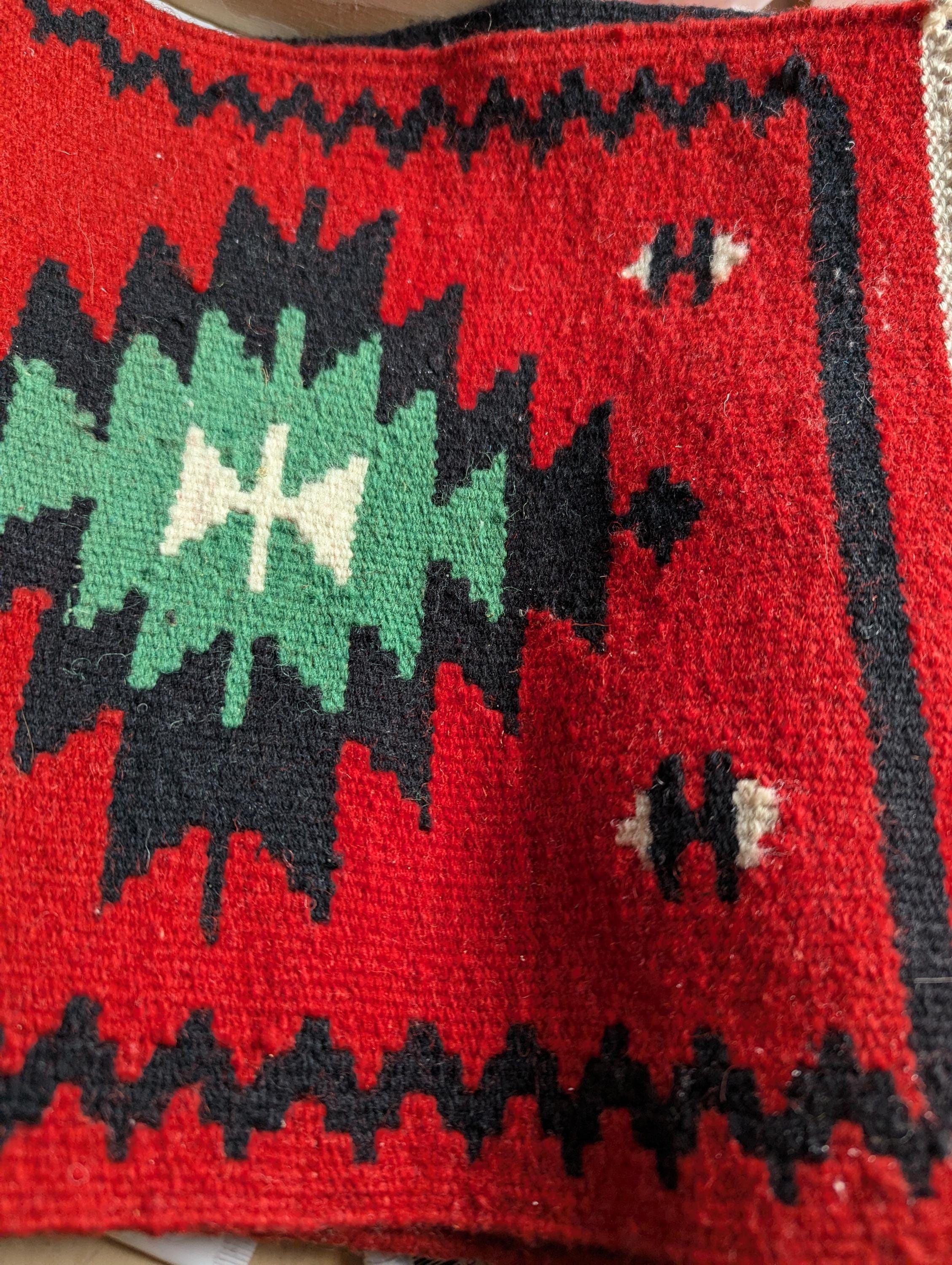1970 Cepelia Polish Folk Art Poland Kilim Runner Ethnic Sri Yantra ...